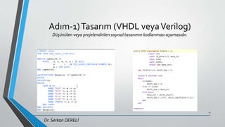 FPGA ve VHDL Ders - 2 | PPTX