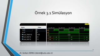 FPGA ve VHDL Ders - 3 | PPTX