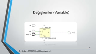 FPGA ve VHDL Ders - 4 | PPTX