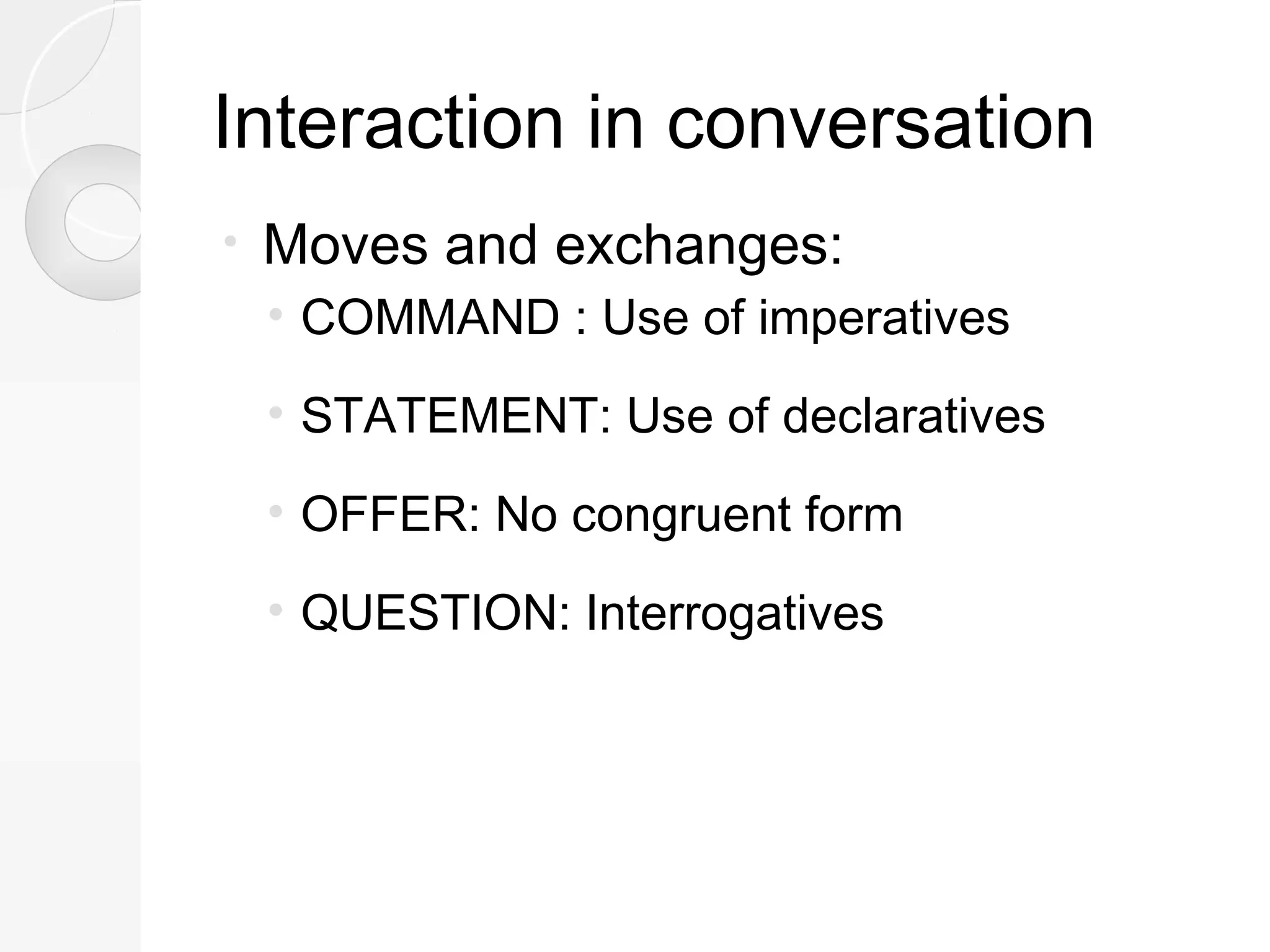 Lesson cohesion and interaction in conversation | PPT