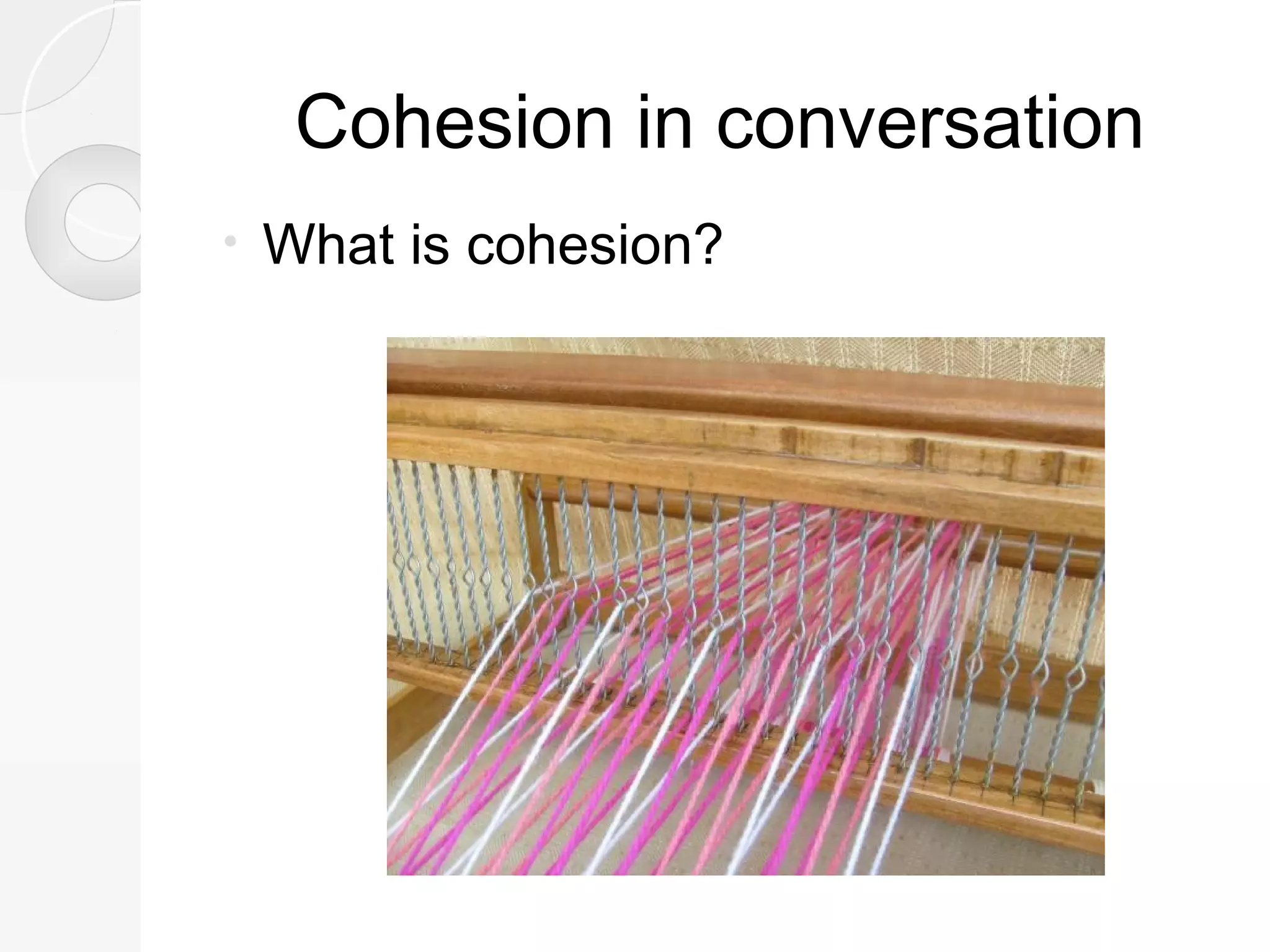Lesson cohesion and interaction in conversation | PPT | Web Conferencing | Computer Software and ...