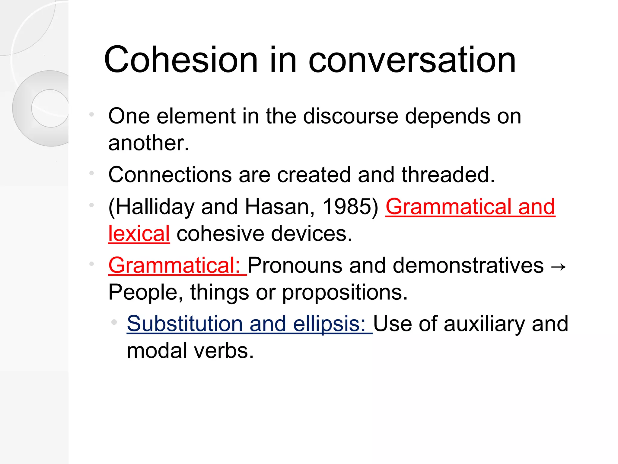 Lesson cohesion and interaction in conversation | PPT | Web Conferencing | Computer Software and ...