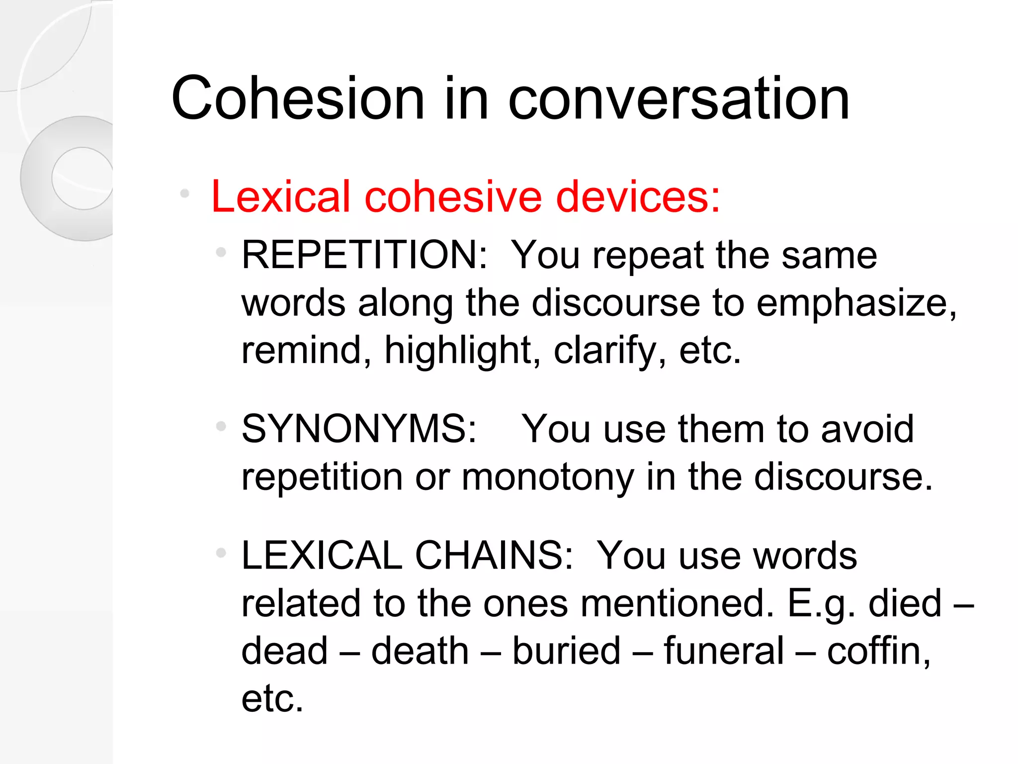 Lesson cohesion and interaction in conversation | PPT | Web Conferencing | Computer Software and ...