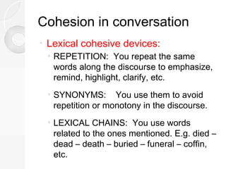 Lesson cohesion and interaction in conversation | PPT | Web Conferencing | Computer Software and ...