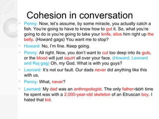 Lesson cohesion and interaction in conversation | PPT