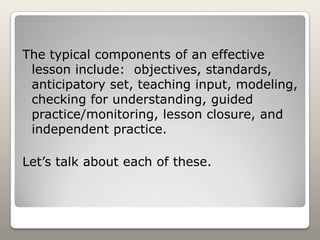 Lesson Design And Planning | PPTX