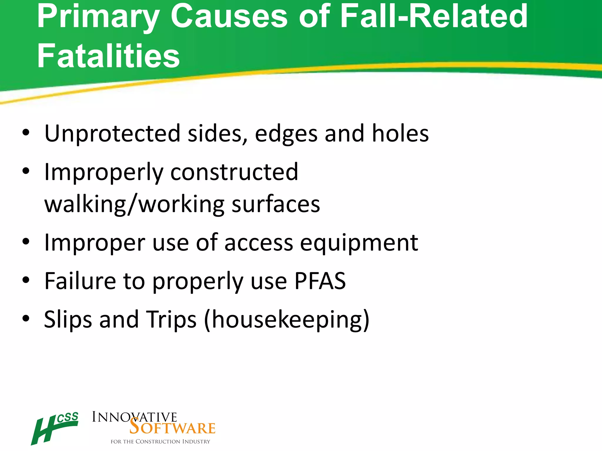 HCSS Webinar | Lessons Learned in Construction Safety | PDF