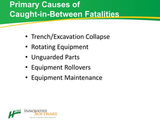 HCSS Webinar | Lessons Learned in Construction Safety | PDF