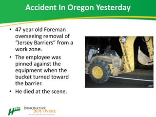 HCSS Webinar | Lessons Learned in Construction Safety | PDF