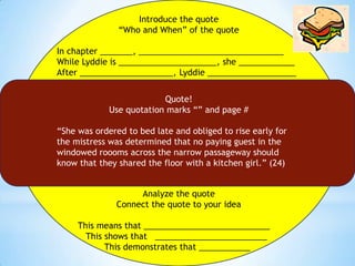 Lyddie: Lesson eleven, Unit 1 | PPTX