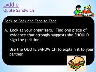 Lyddie: Lesson eleven, Unit 1 | PPTX