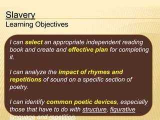 Slavery Module: Lesson eleven | PPTX