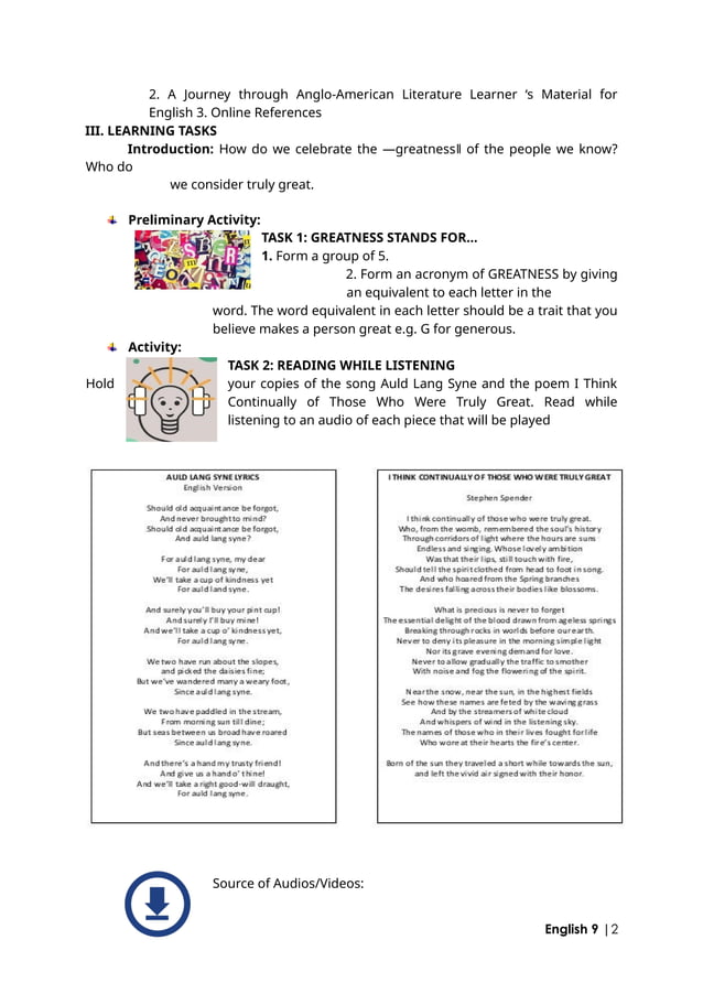 Lesson Exemplar Edited for First Quarter | DOCX