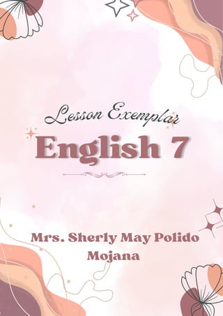 lesson exemplar grade 7.pdf You can use it in your cover page of your ...