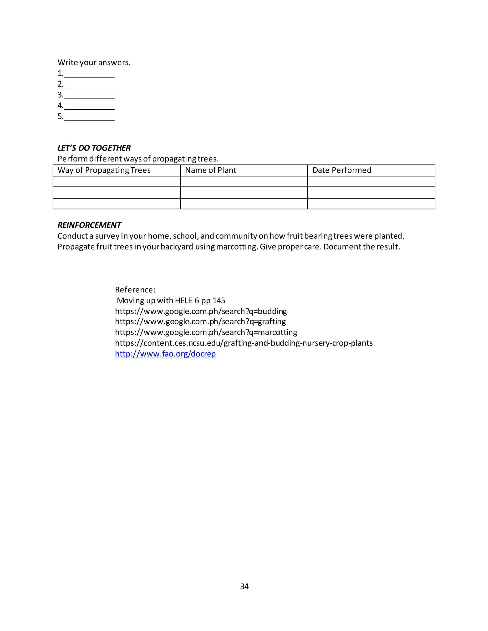 Lesson Exemplar in TLE 6 | DOCX