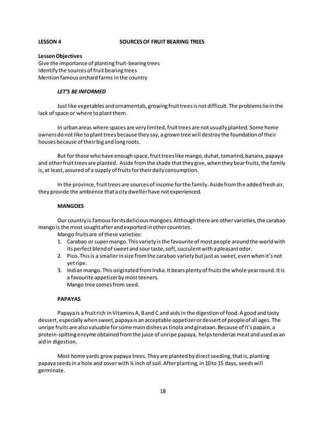 Lesson Exemplar in TLE 6 | DOCX