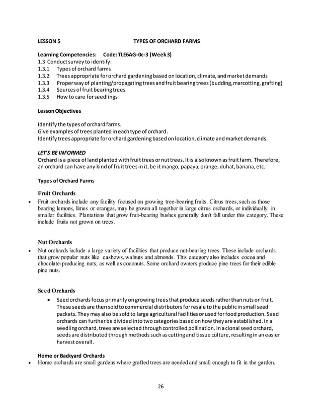 Lesson Exemplar in TLE 6 | DOCX