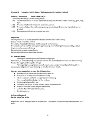 Lesson Exemplar in TLE 6 | DOCX