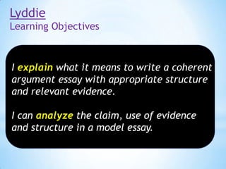 Lyddie: Lesson fifteen, Unit 1 | PPT