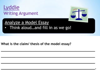 Lyddie: Lesson fifteen, Unit 1 | PPT