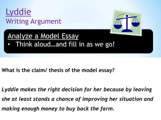 Lyddie: Lesson fifteen, Unit 1 | PPTX