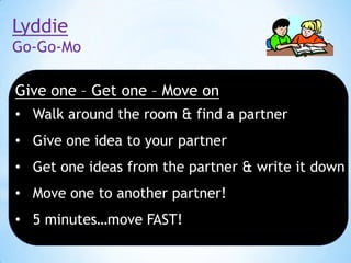 Lyddie: Lesson five, Unit 1 | PPTX