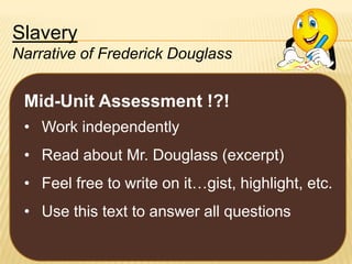 Slavery Module: Lesson five | PPT