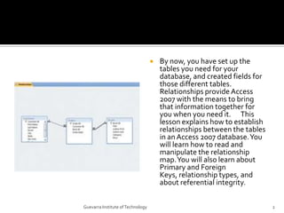 Lesson Five Building Table Relationships | PPTX | Databases | Computer ...