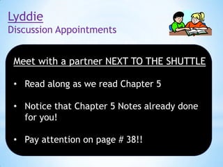 Lyddie: Lesson four, Unit 1 | PPT