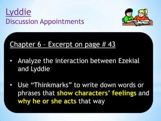 Lyddie: Lesson four, Unit 1 | PPT