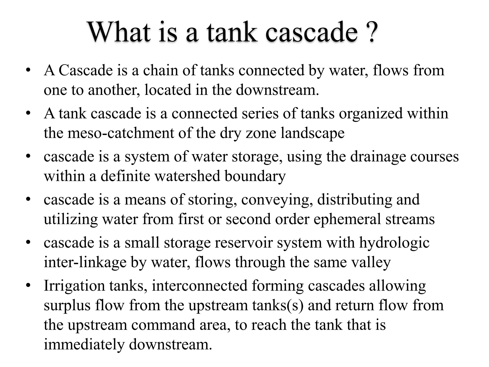 Lesson Four - Indigenous Village Irrigation Systems, traditional small ...