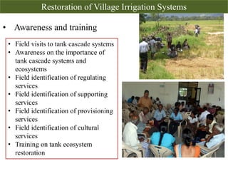 Lesson Four - Indigenous Village Irrigation Systems, traditional small ...