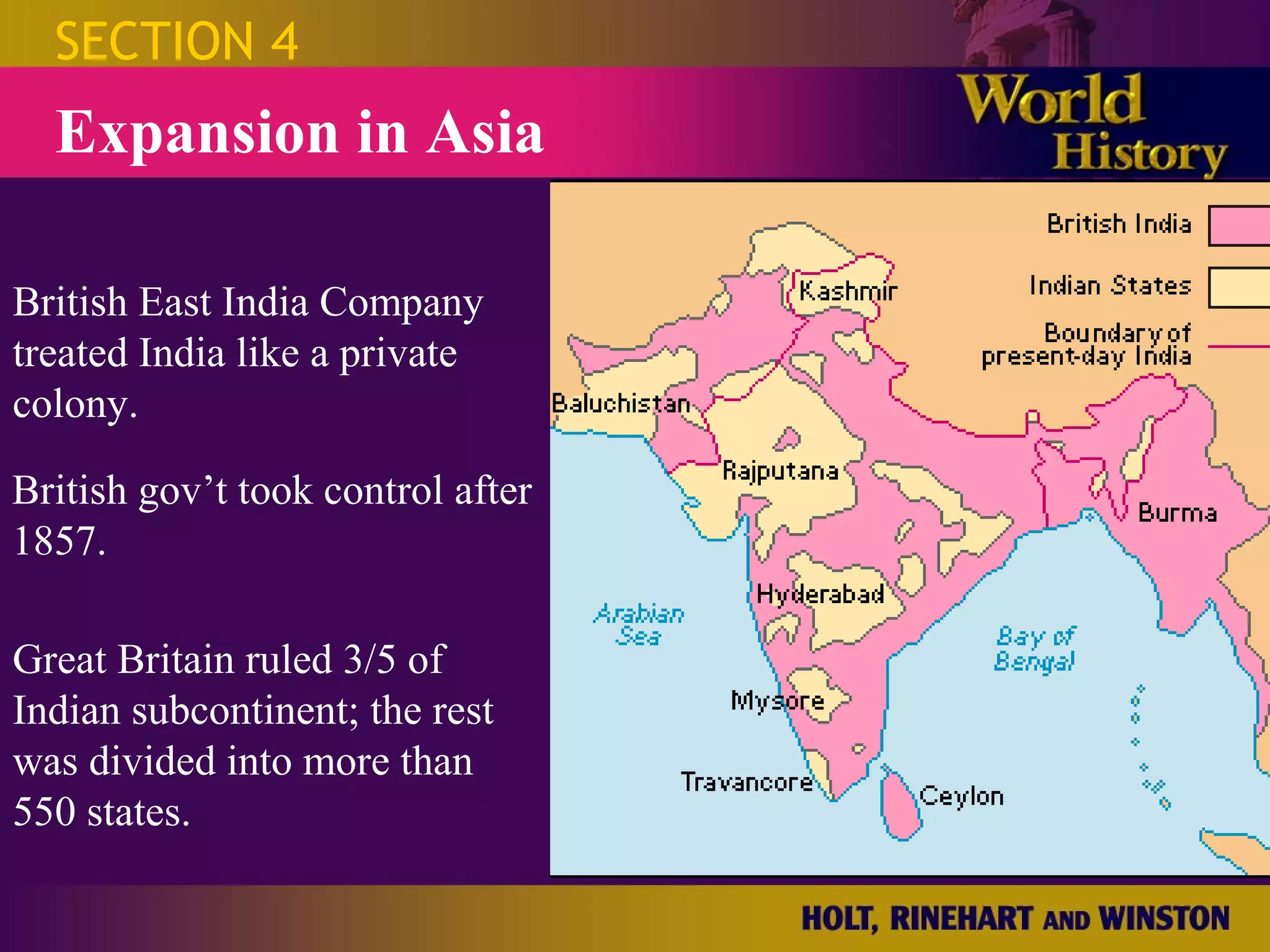 Lesson Four - Imperialism in Asia | PPT