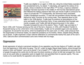 LESSON FROM DOMINICAN DICTATOR RAFAEL TRUJILLO | PDF