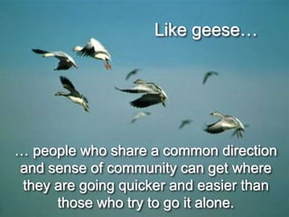 Lesson from geese (2) | PPT