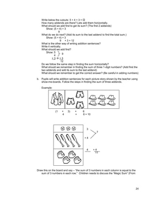 Lesson guide. elementary mathematics grade 1 | PDF