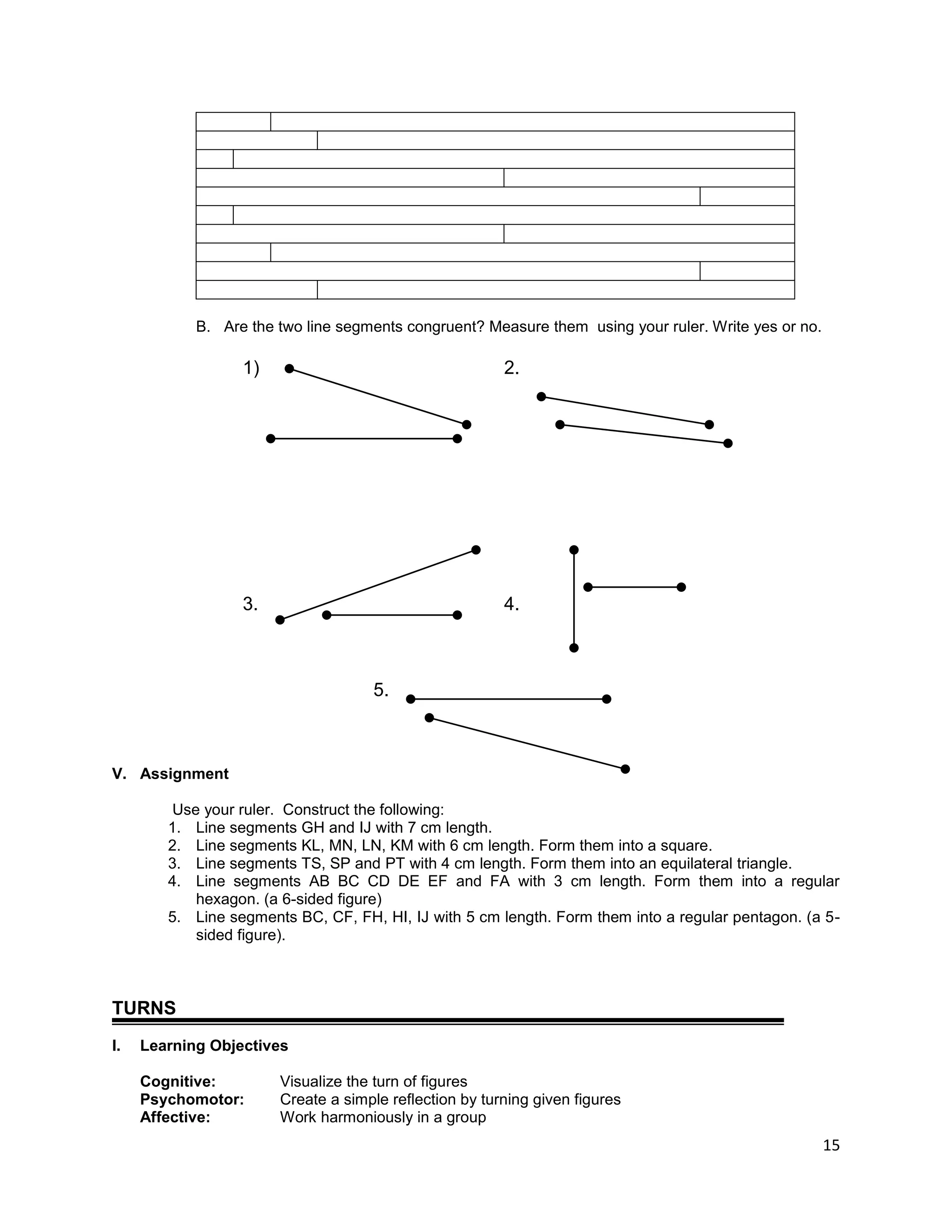 Lesson guide gr. 3 chapter iii -geometry v1.0 | PDF