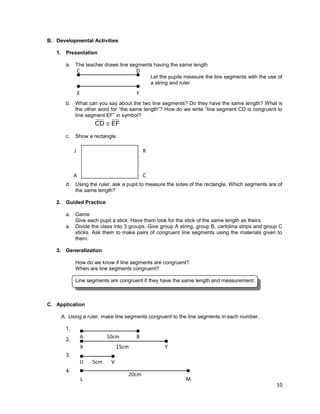 Lesson guide gr. 3 chapter iii -geometry v1.0 | PDF