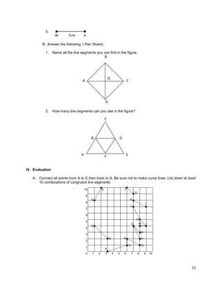 Lesson guide gr. 3 chapter iii -geometry v1.0 | PDF