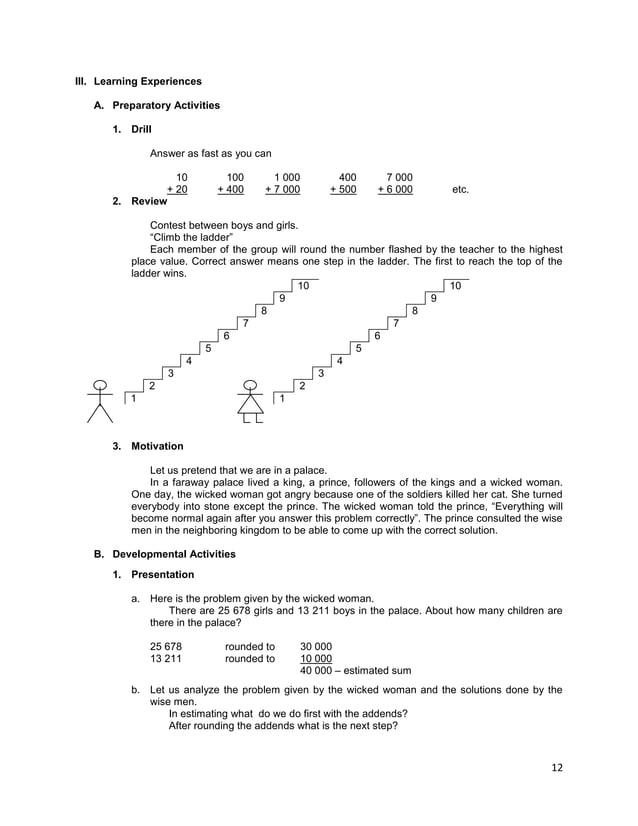 Lesson guide gr. 3 chapter i -addition v1.0 | PDF