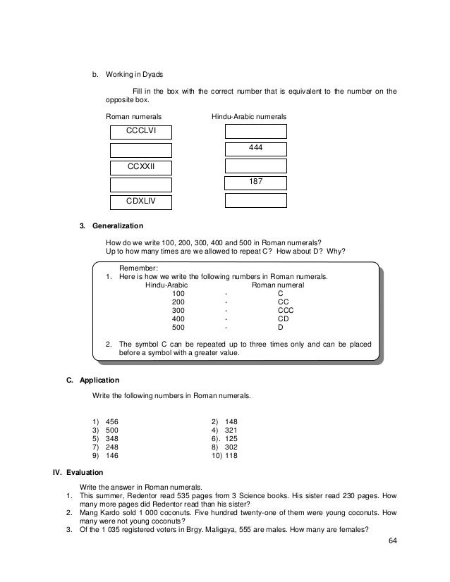 Lesson guide gr. 3 chapter i -comprehension of whole numbers v1.0