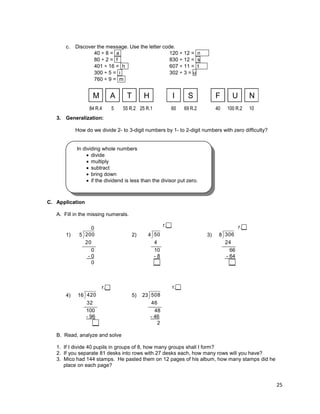 Lesson guide gr. 3 chapter i -division v1.0 | PDF