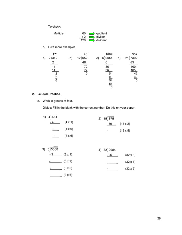 Lesson guide gr. 3 chapter i -division v1.0 | PDF