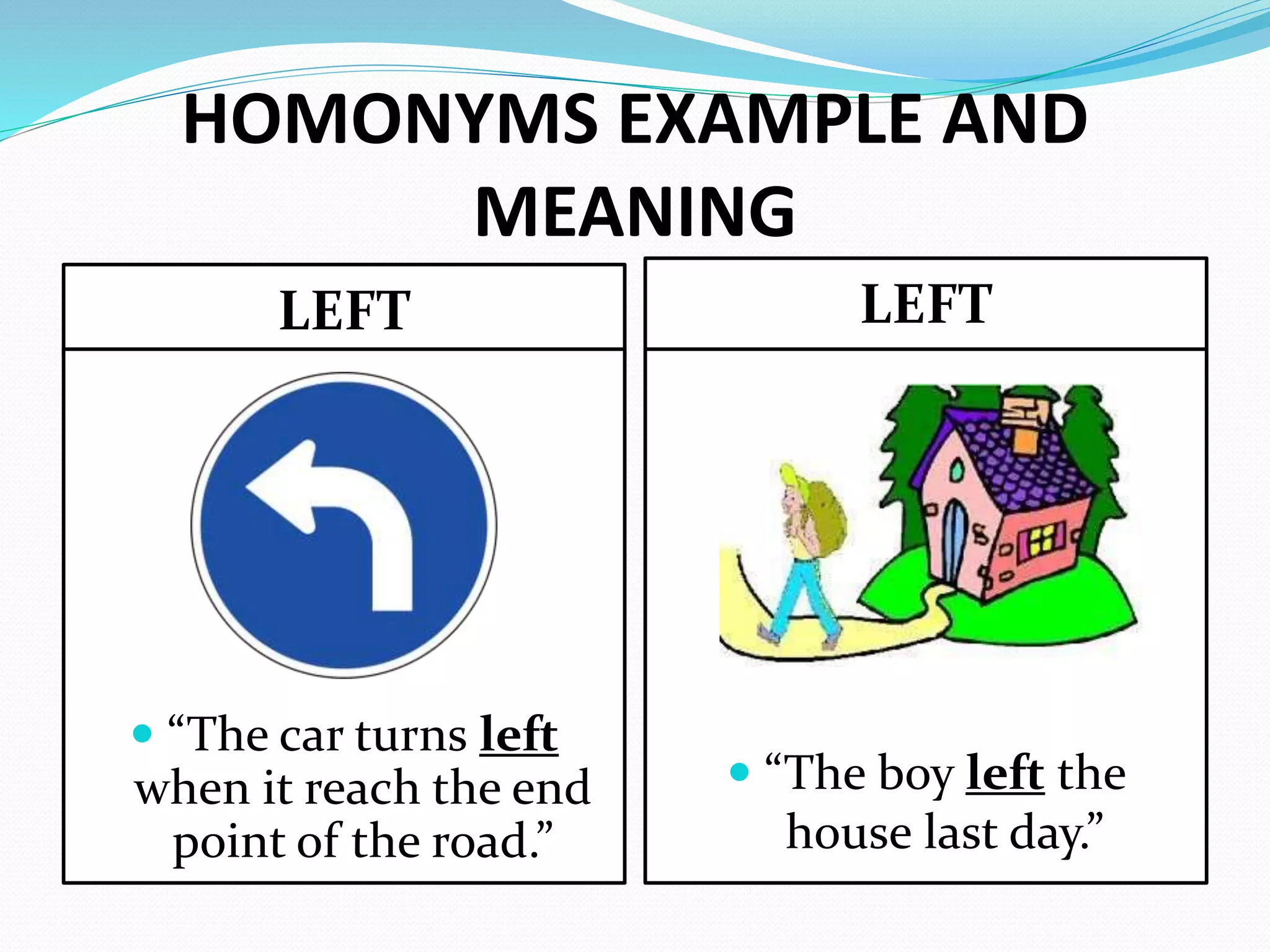 Homonyms | PPT