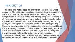 Lesson hypertext and intertext | PPTX