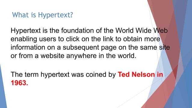 Lesson hypertext and intertext | PPTX