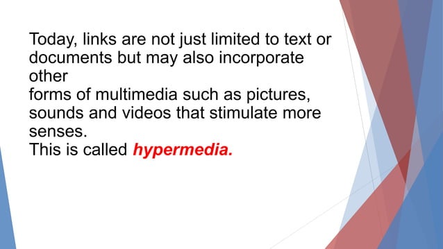 Lesson hypertext and intertext