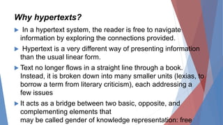Lesson hypertext and intertext | PPT