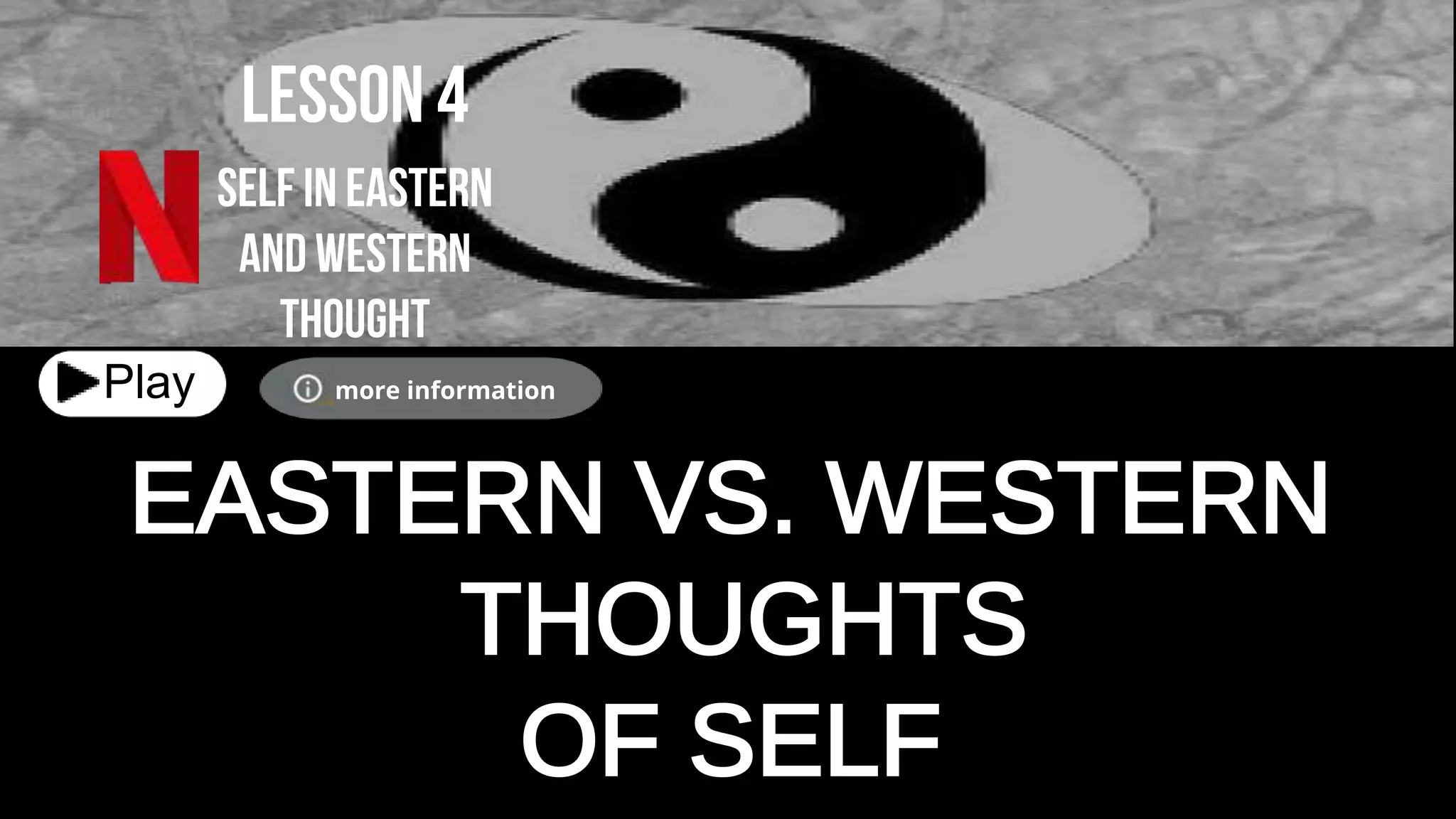 LESSON I-4 Eastern and Western Thoughts.pptx