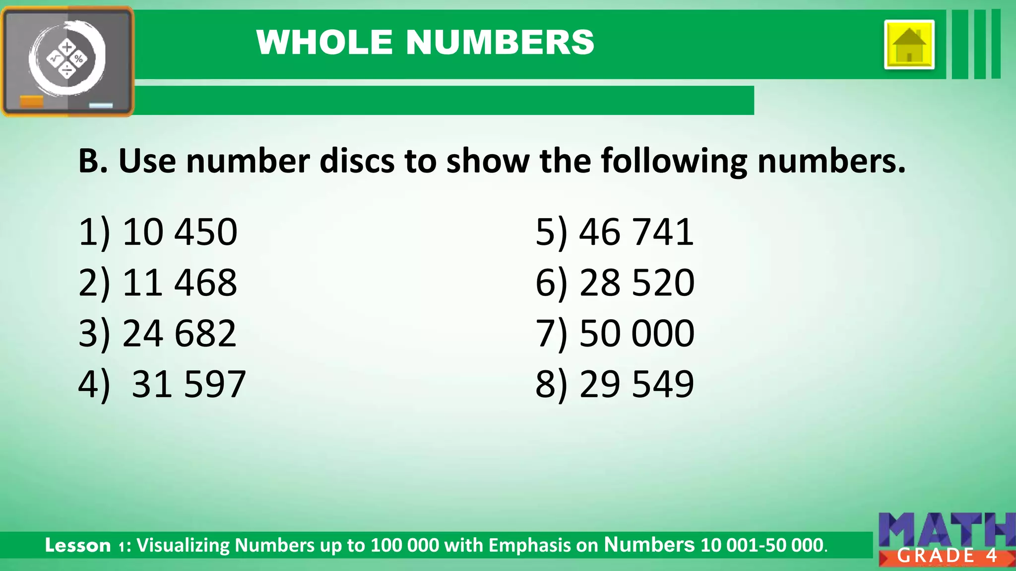 Math Grade 4 1st Quarter Lesson 1 | PPTX